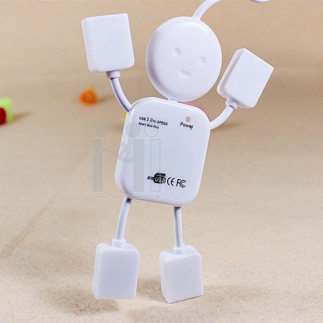 4 Port USB Hub Man ฮับรูปคน พอร์ต usb,สายพ่วง usb,หัวต่อ usb,ฮับรูปคน ...